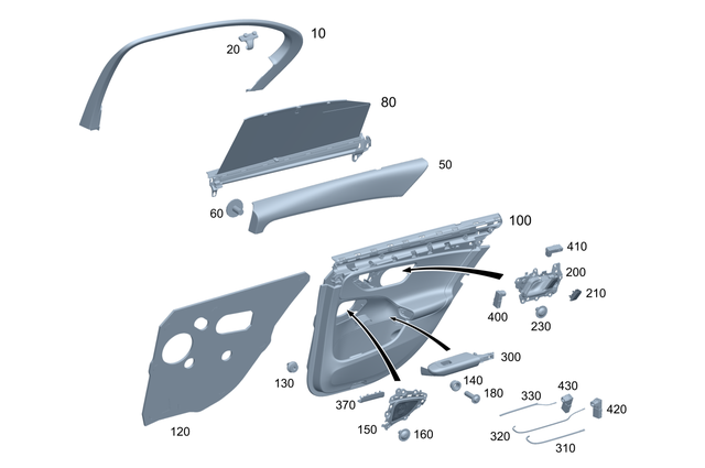 Mercedes-Benz Interior Door Handles For Sale | Mercedes-Benz USA Parts