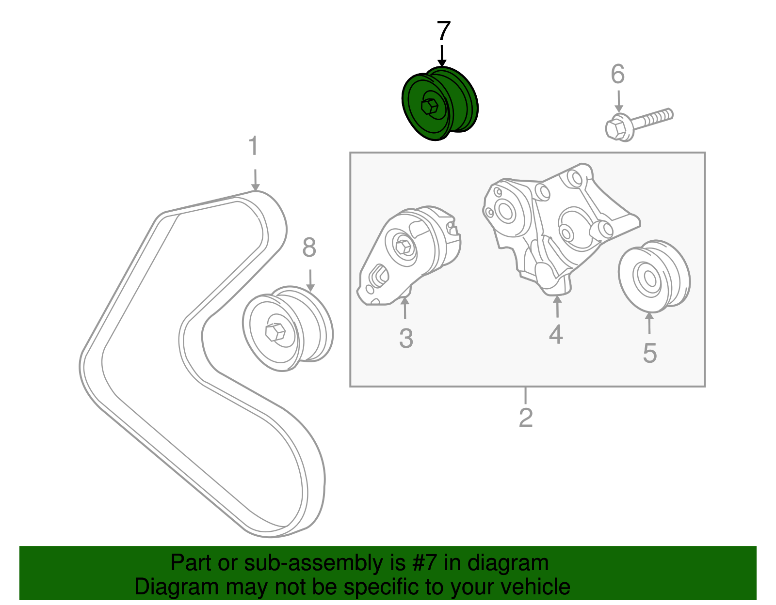 2010-2024 Jaguar Pulley C2D21152 | OEM Parts Online