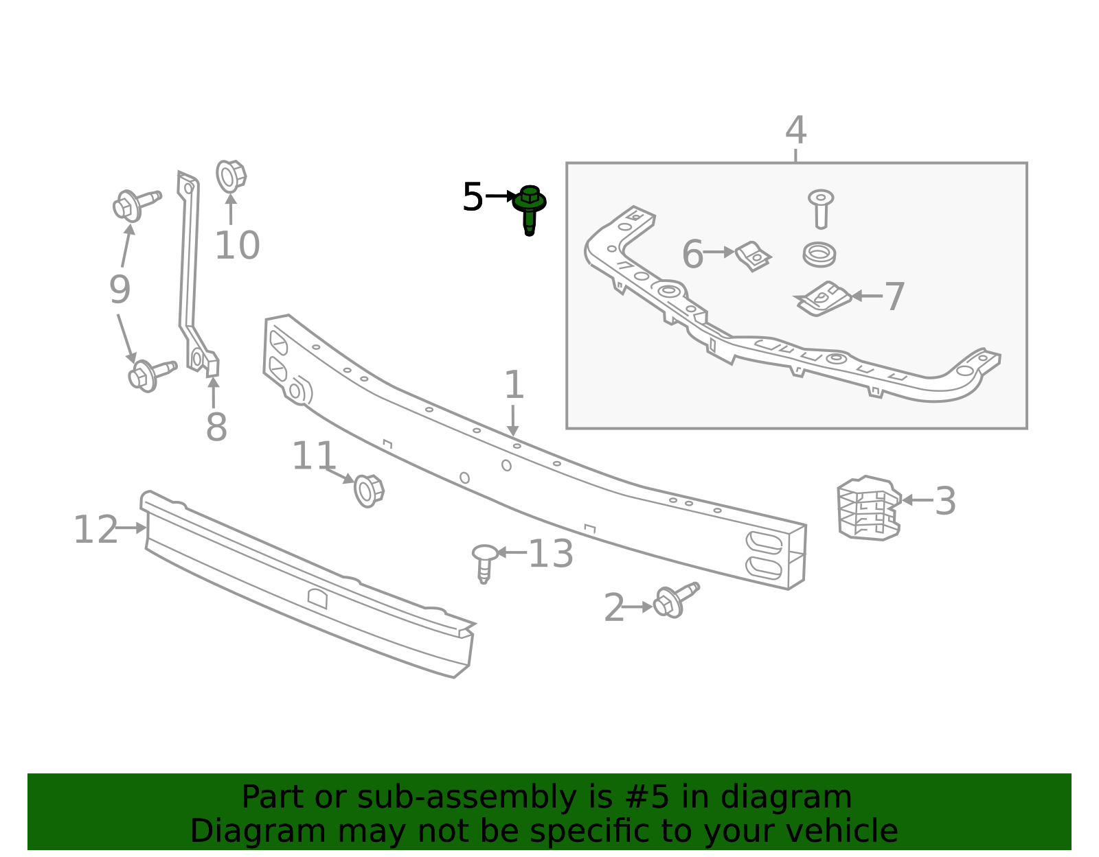 GM Parts: Multi-Purpose Bolt (Part# 11569683) | GM Parts Store