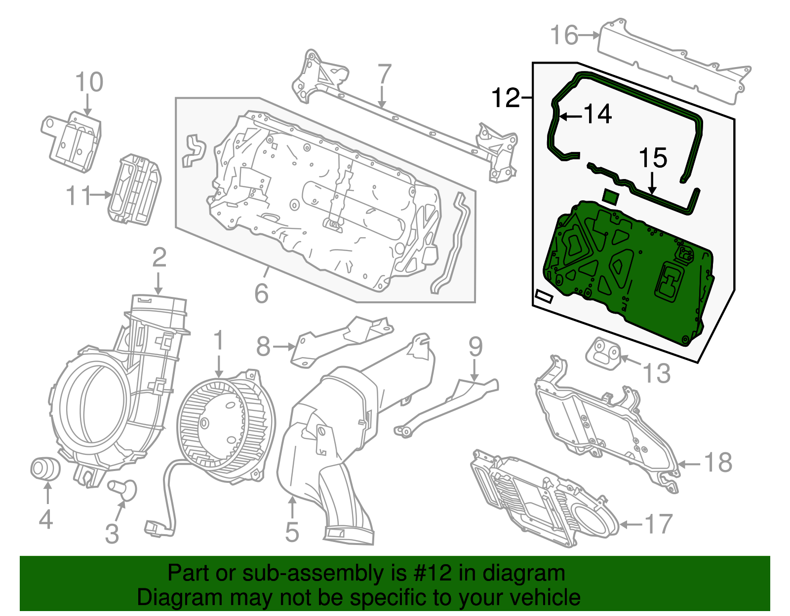 1B830-RW0-C11 - 2014 Honda Civic - Cover Ipu | Honda Car Parts Direct