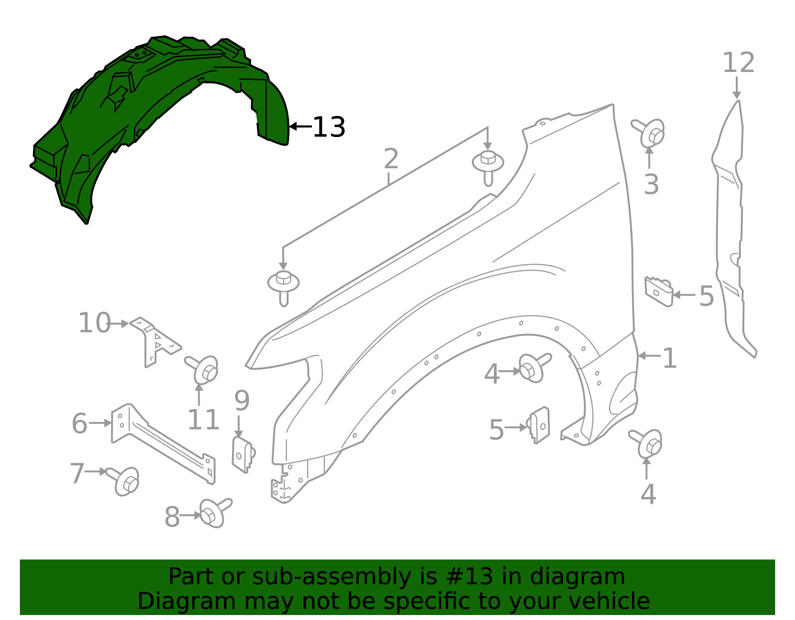 RL3Z-16102-E - Shield 2021-2025 Ford F-150 | Ford Parts Direct