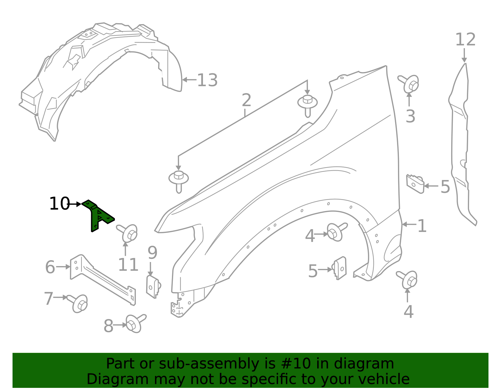 Genuine OEM Ford Part - Upper Support ML3Z-16152-A | Genuine OEM Ford ...