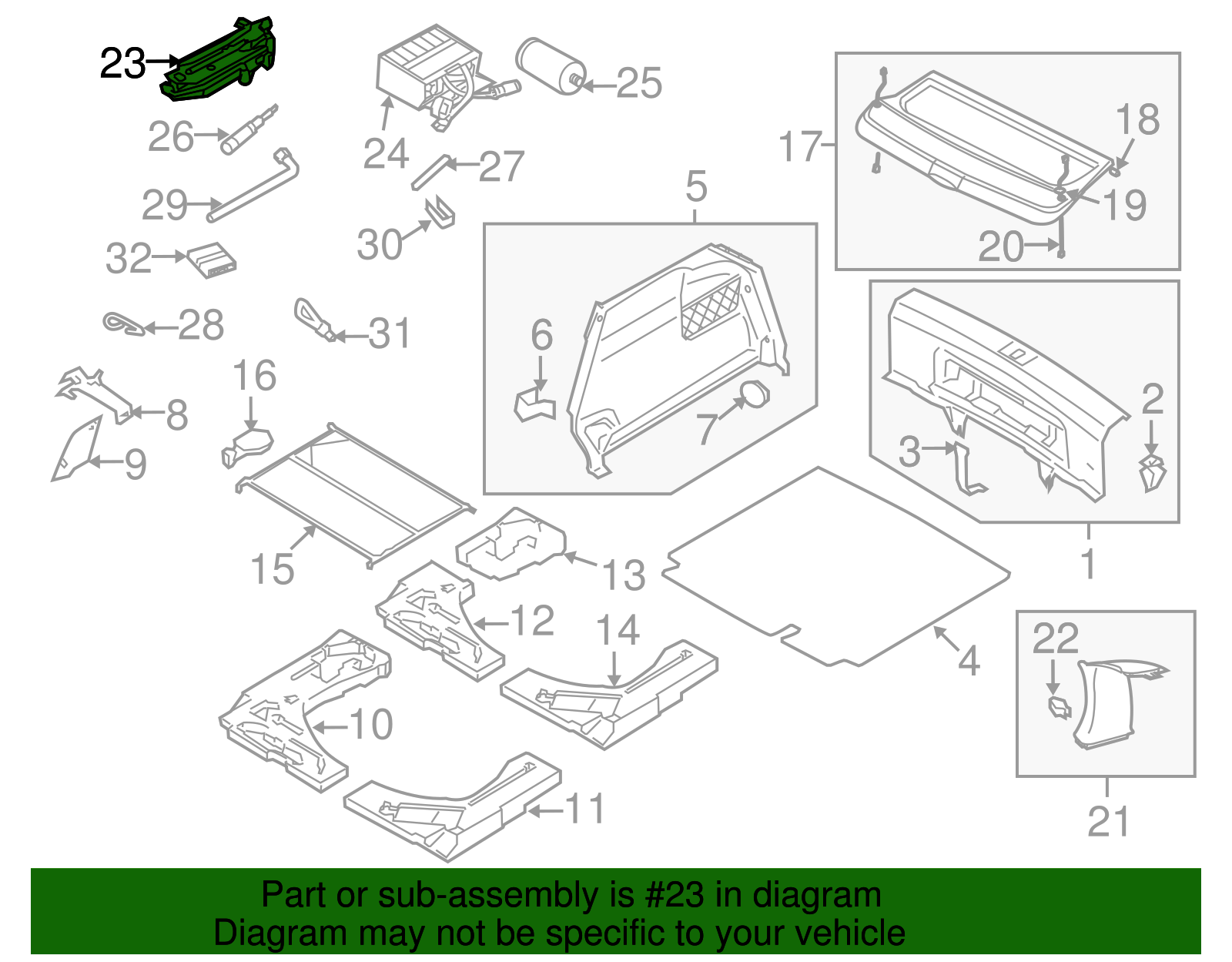 8P0-011-031-C - Jack 2011-2013 Audi | Audi OEM Parts