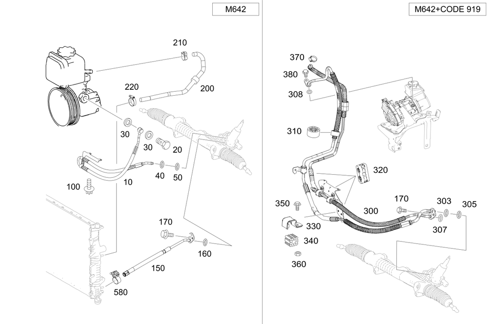 164-466-02-81 - Hose 2007-2009 Mercedes-Benz | Mercedes-Benz USA Parts