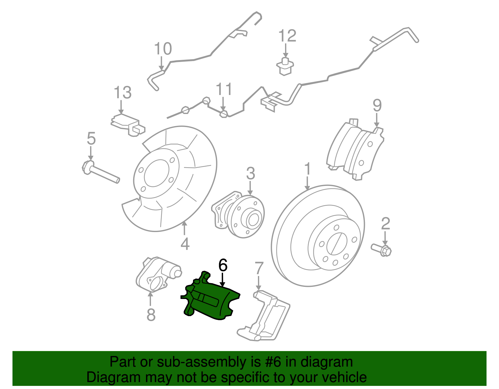 2007-2018 Volvo Caliper 36001382 | TascaParts.com