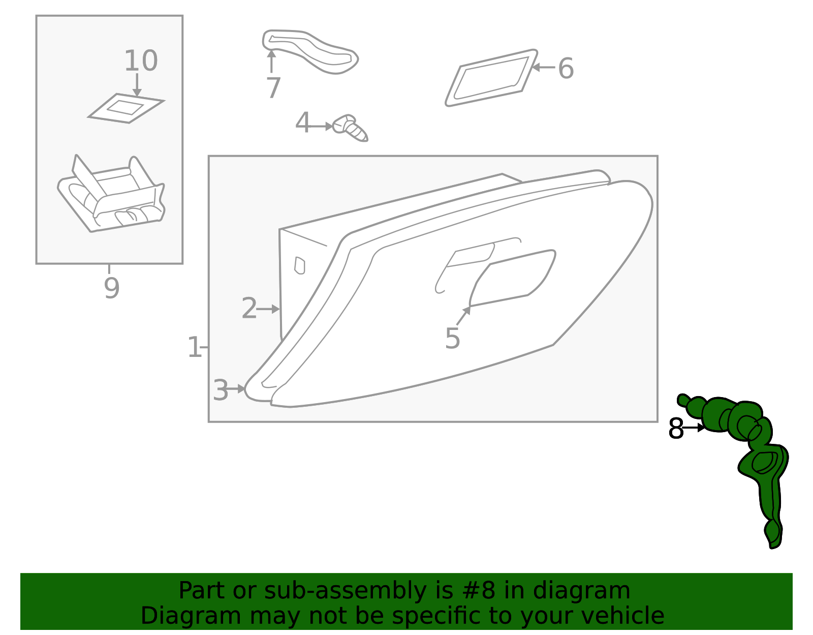 81521-3CA00 - Lock Cylinder 2001-2006 Kia | Kia.Parts Store