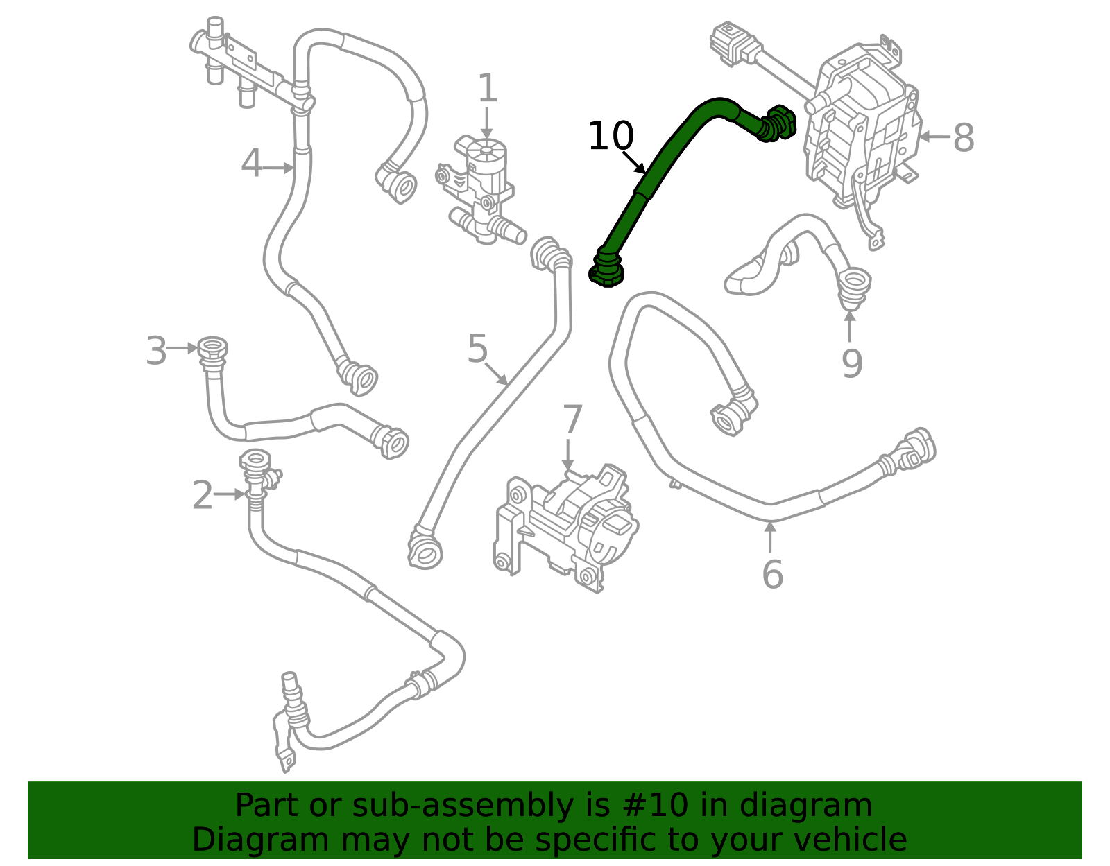 375Y4-DS010 - High-Quality Heater Hose for 2023-2025 Genesis ...