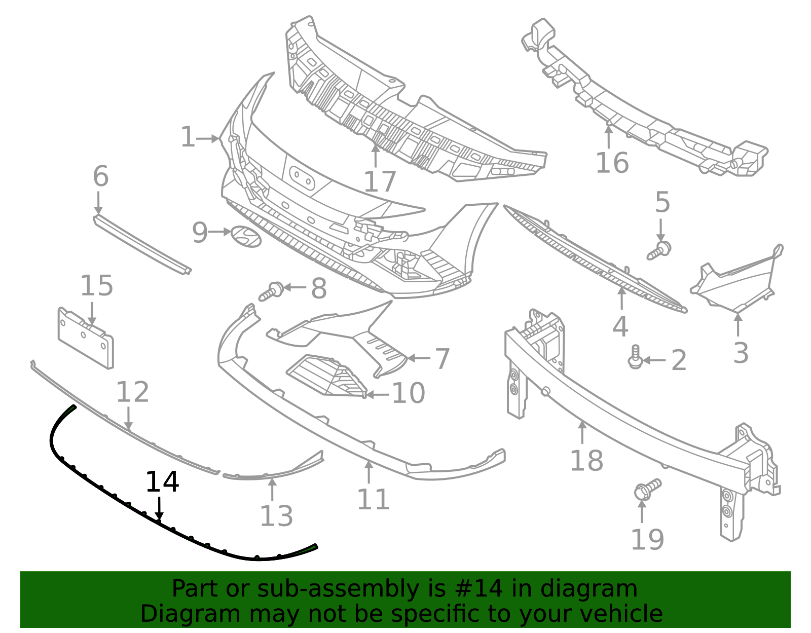 2022-2023 Hyundai Elantra N Lower Molding 86591-IB000 | QuirkParts