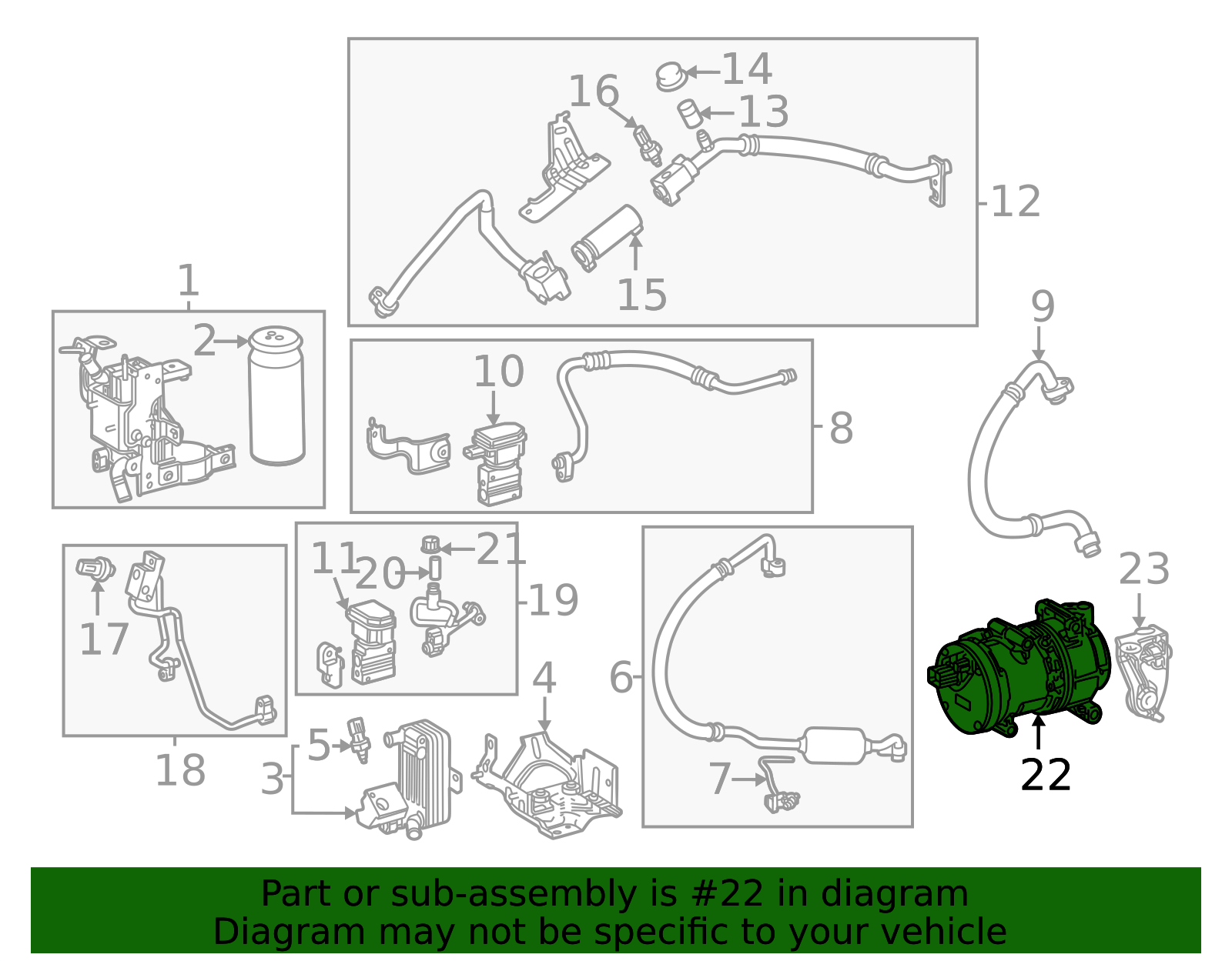 2023-2025 Toyota bZ4X 2023-2024 Toyota bZ4X - Compressor Assembly 88370 ...
