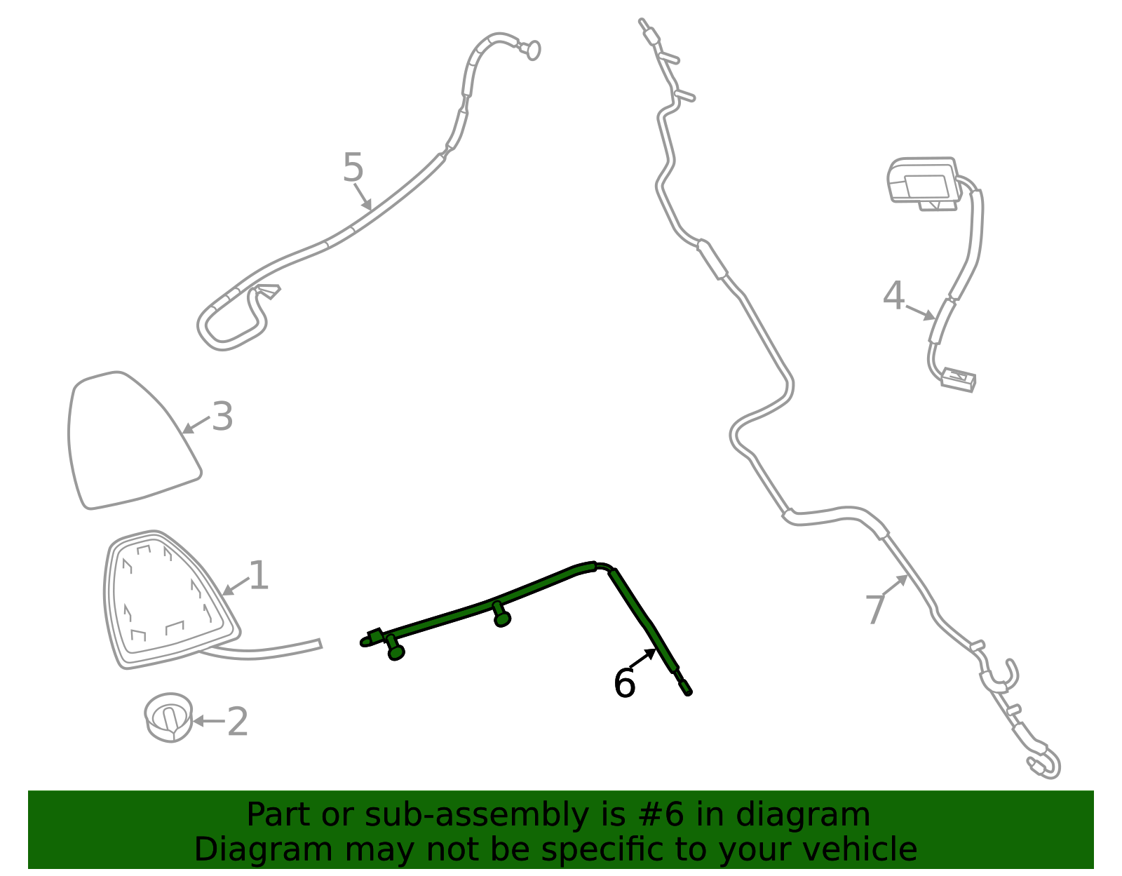 2019-2025 Nissan Altima Antenna Cable 28242-6CA0B | Nissan of Everett Parts