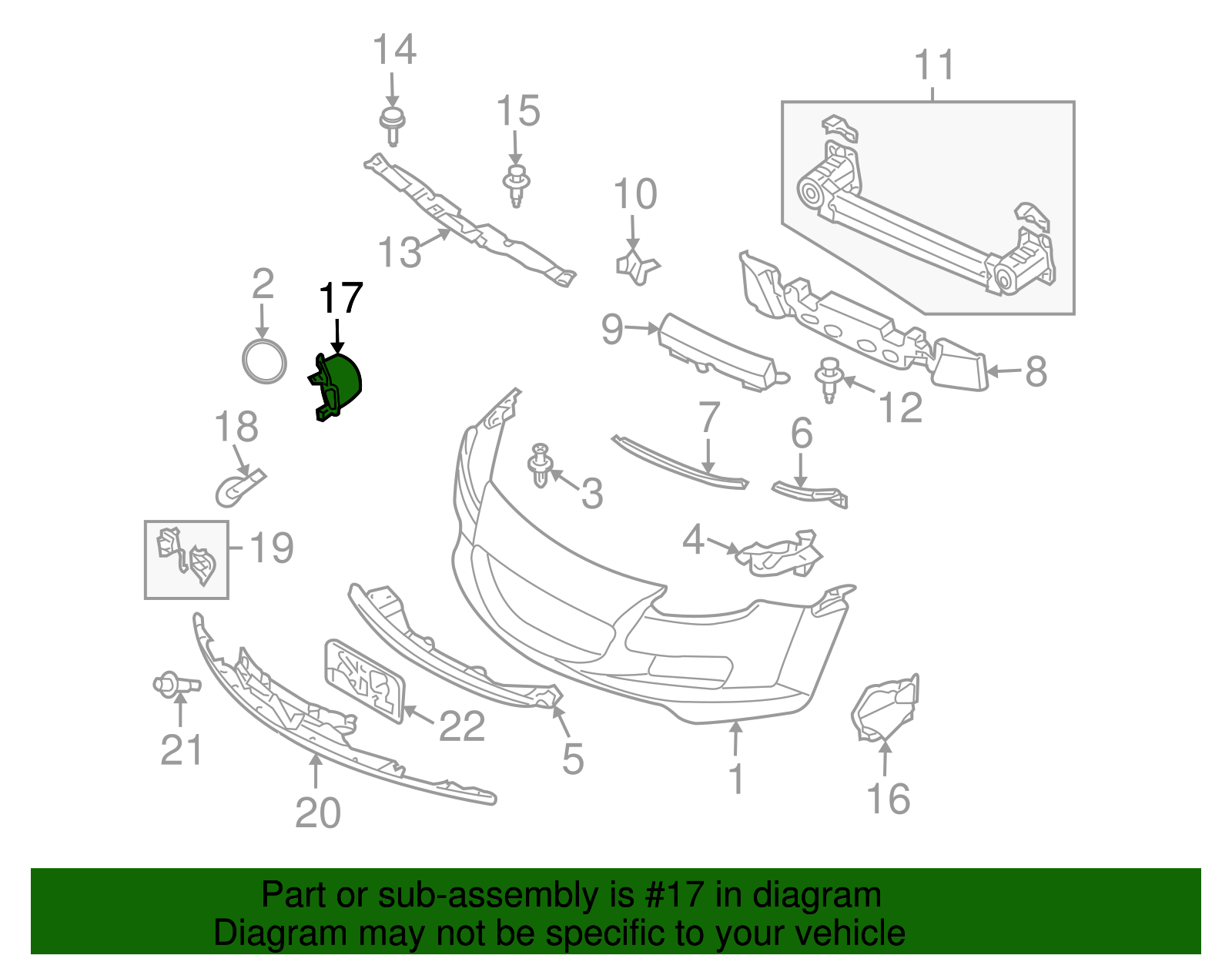 FE01-50-C12 - Lamp Cover 2004-2008 Mazda RX-8 | Florida Mazda Parts