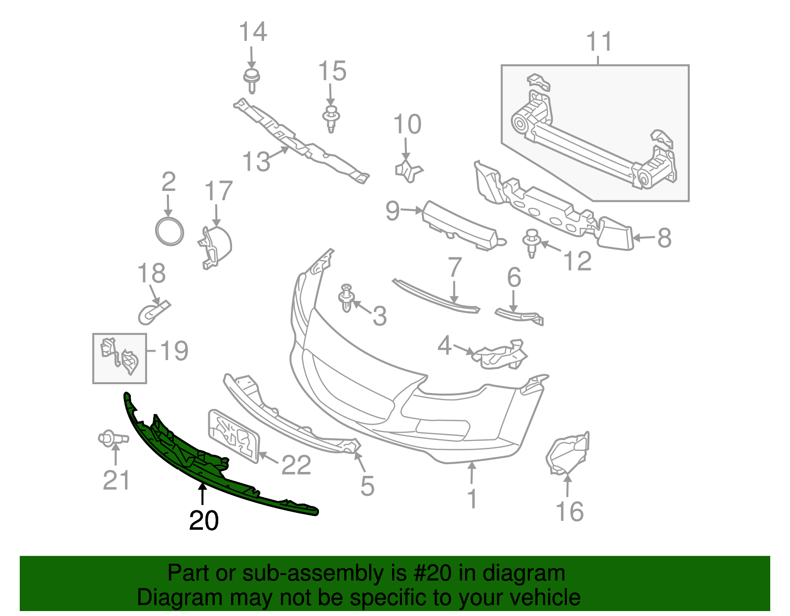 2004-2008 Mazda RX-8 | Front Spoiler | F151-51-9K1B | Mazda Online Parts