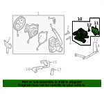 2021-2025 Kia Thermostat Unit 25600-2S001 | Kia Parts Online