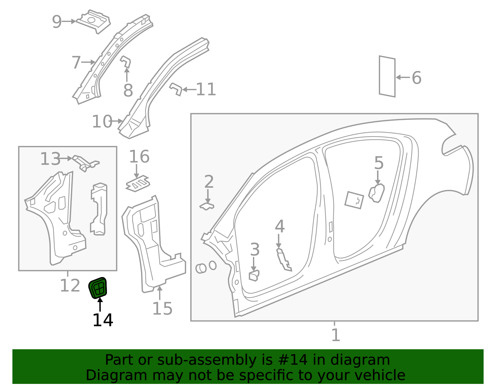 2011-2016 GM Passenger Side Plenum Side Drain Valve 22795688 ...