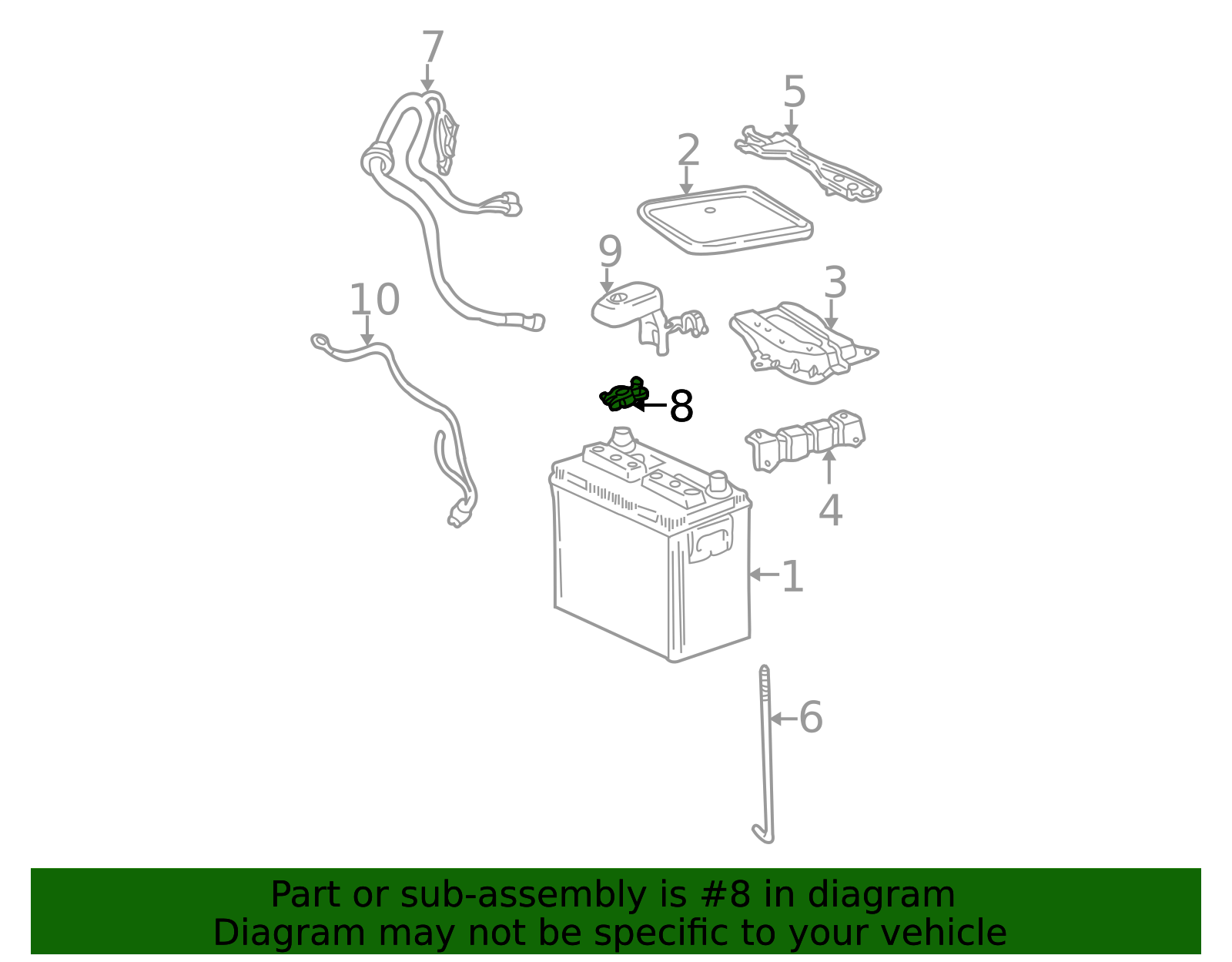 90982-05056 - Positive Term - 2001-2013 Toyota | OEM Genuine Toyota Parts