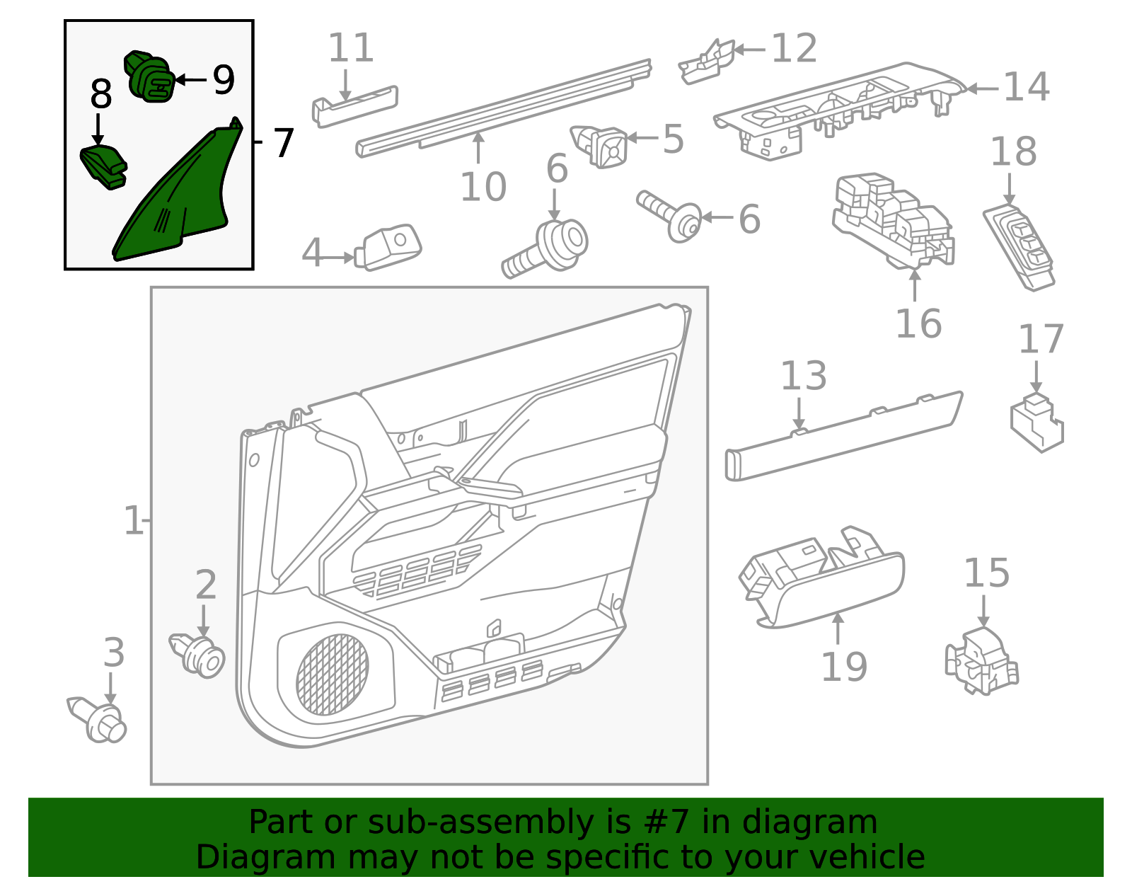 2025 Toyota 4Runner Corner Cover 67491-35070-C0 | Toyota Parts Center
