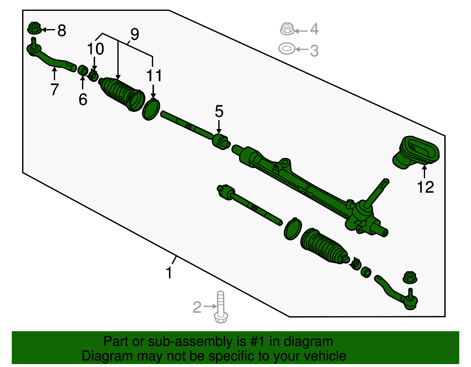 2012-2019 Nissan Gear Assembly 48001-9MD0A | Bill Kay Nissan Parts