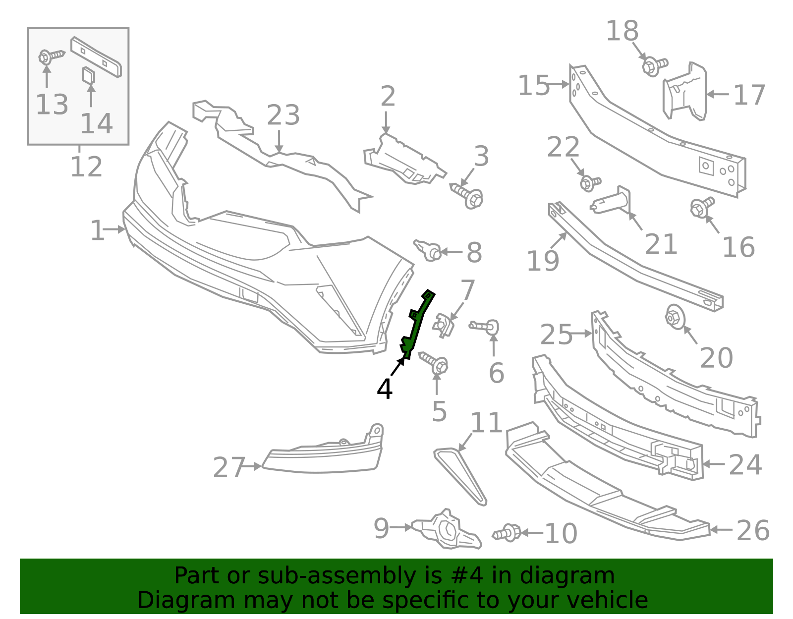 52145-F4030 - 2018-2022 Toyota C-HR - Side Bracket | Conicelli Toyota