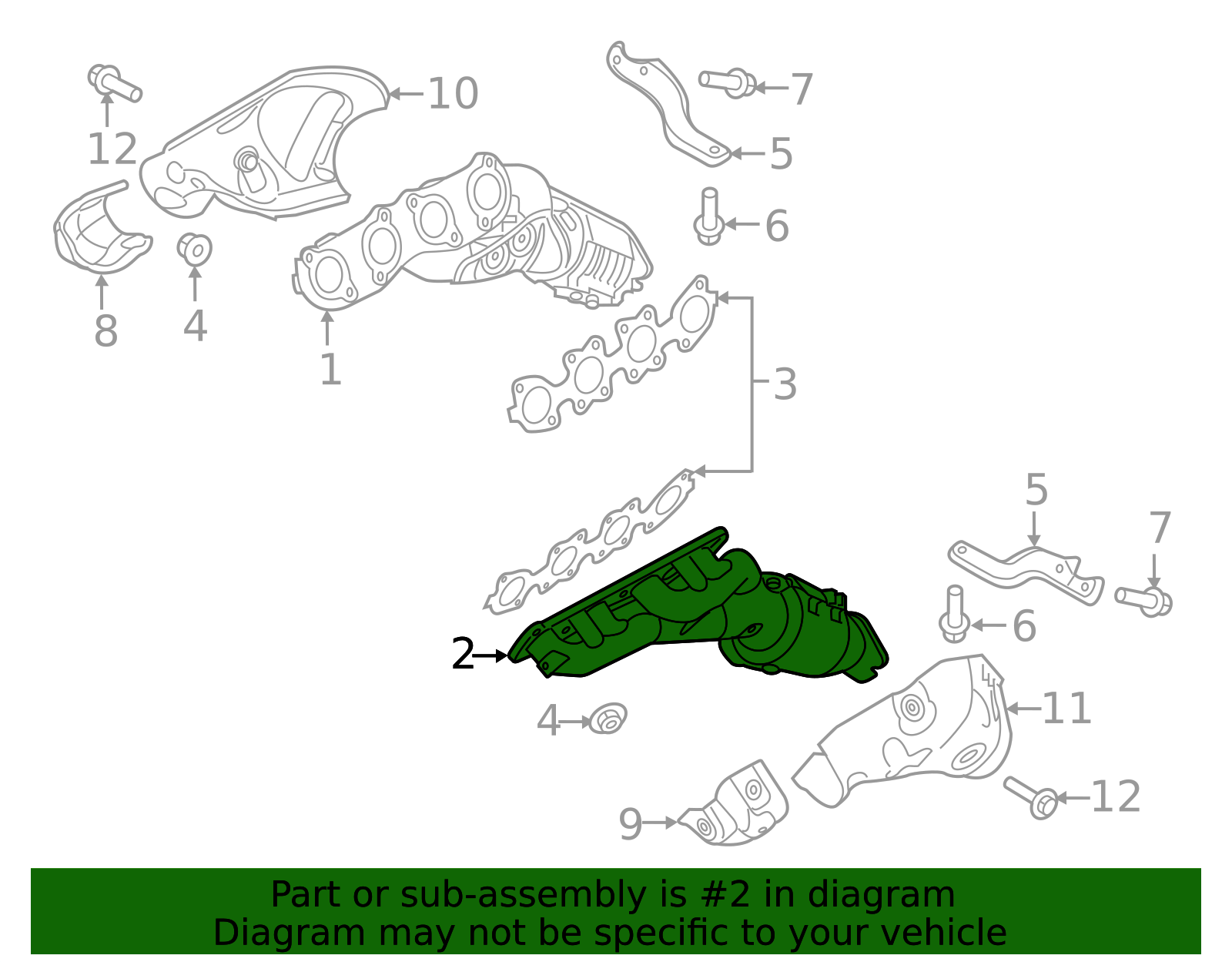 28510-3F600 - Hyundai Exhaust Manifold 2015-2017 Hyundai | Performance ...
