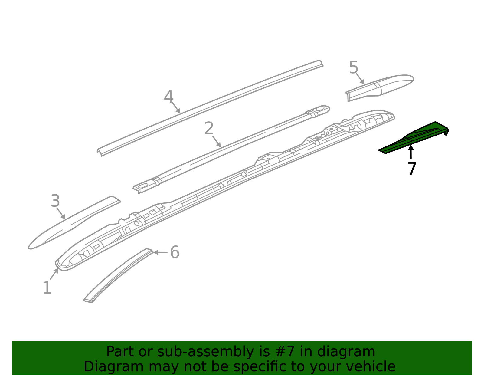 2017-2025 Chrysler Roof Molding 68259788AE | Mopar Parts Canada