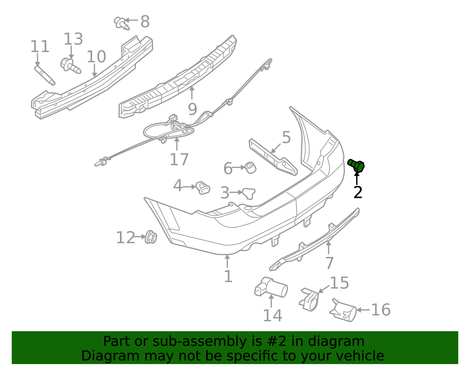 2006-2012 Ford Bumper Cover Screw N806034-S438 | Ford OEM Parts Outlet