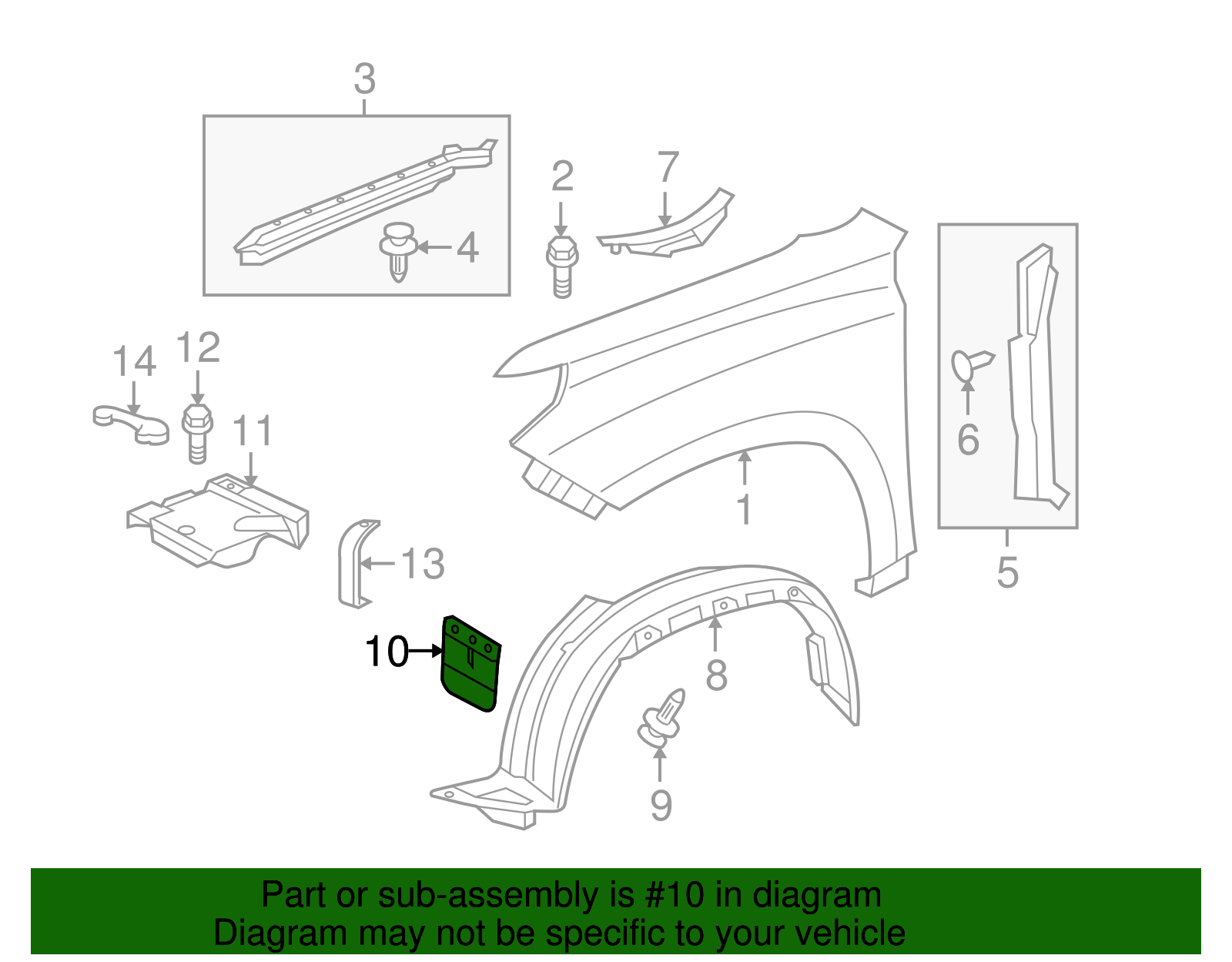 53851-60200 - Pad - 2010-2020 Lexus GX460 | My L Parts