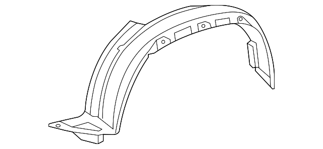 53805-60071 - 2014-2023 Lexus GX460 - Fender Liner | My L Parts