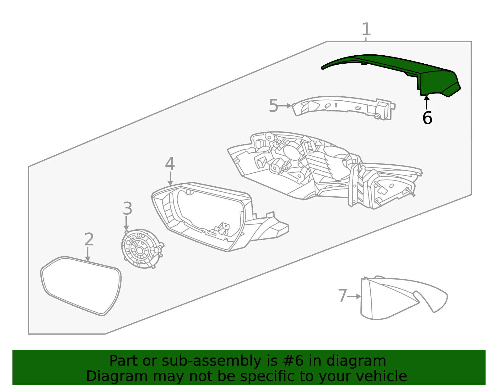 87626-AB000 - Mirror Cover 2021-2023 Hyundai Elantra | Hyundai ...