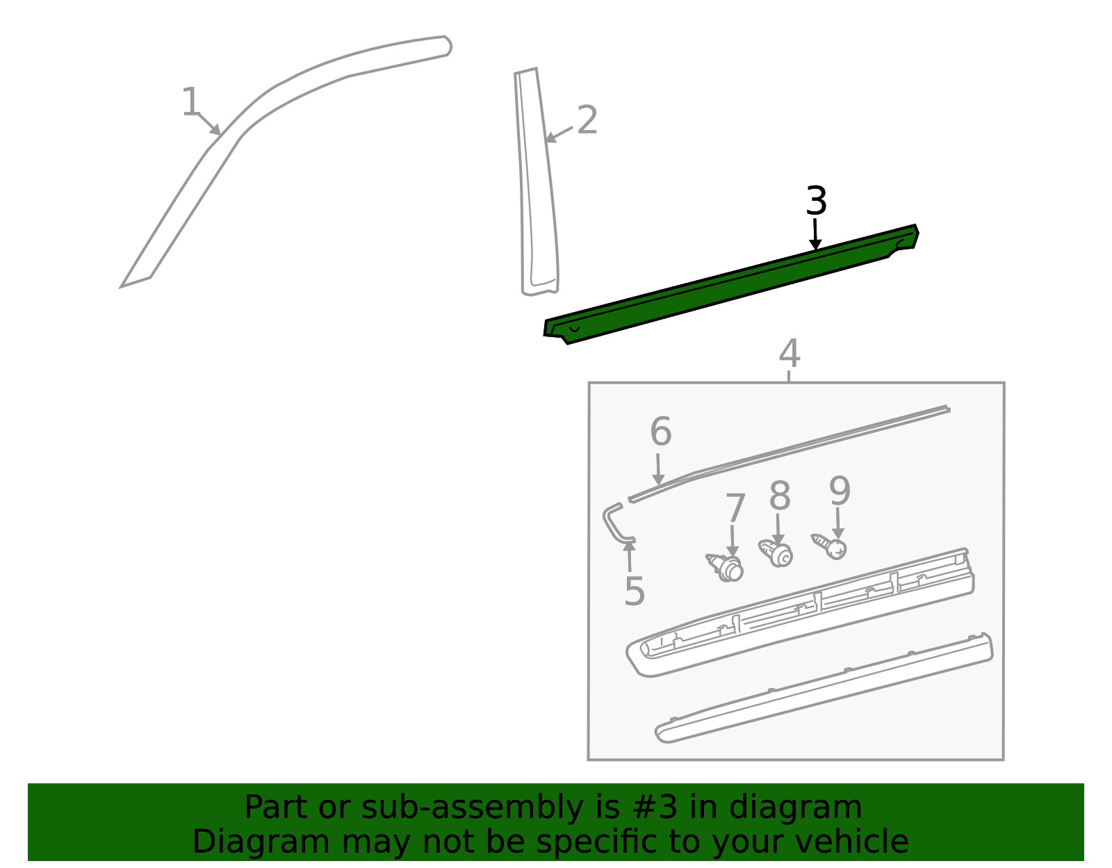 Door Belt Molding - OEM Water Seal & Trim Finish | AutoNation Parts