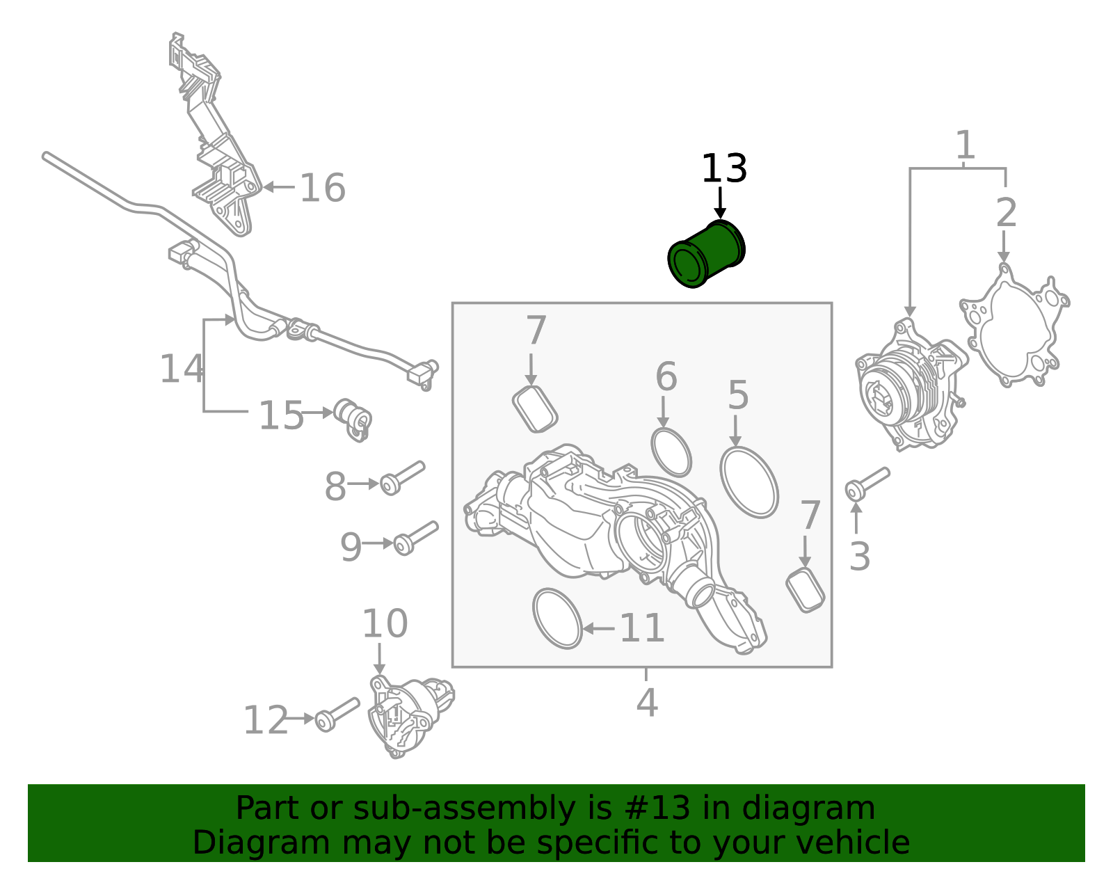 2017-2025 Porsche Connector Pipe PAB-121-237 | Sunset Porsche Parts