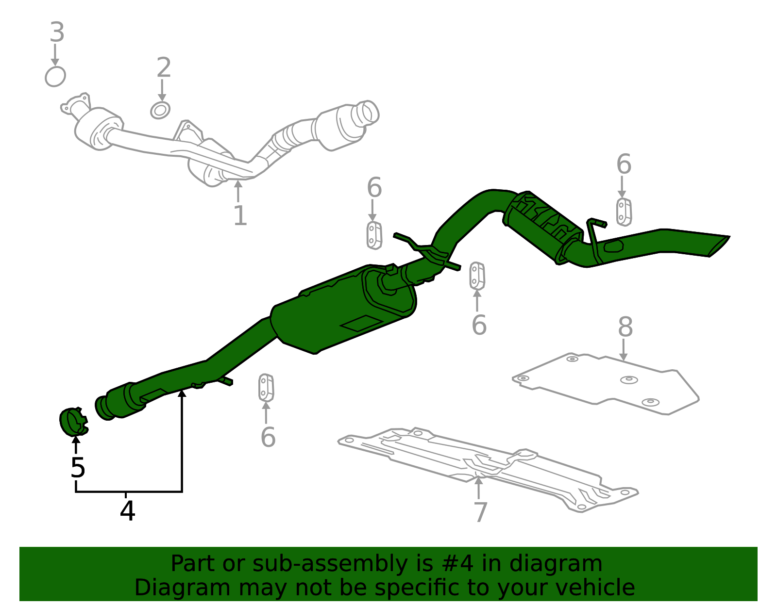 2014-2018 GM GM 85052292 F Muffler | GM Outlet
