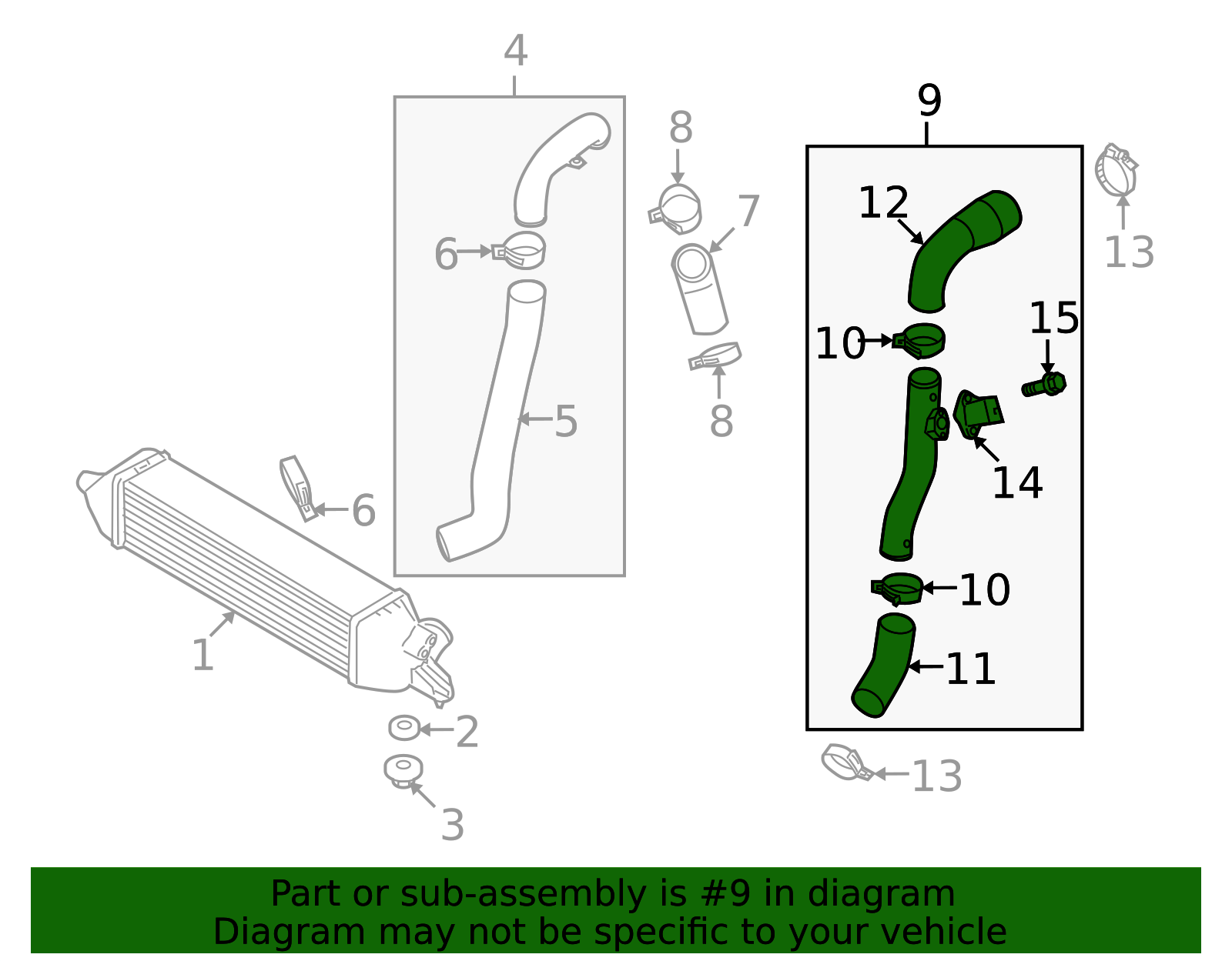 2010-2012 Hyundai Genesis Coupe Upper Hose 28286-2C000 | MotorMotor