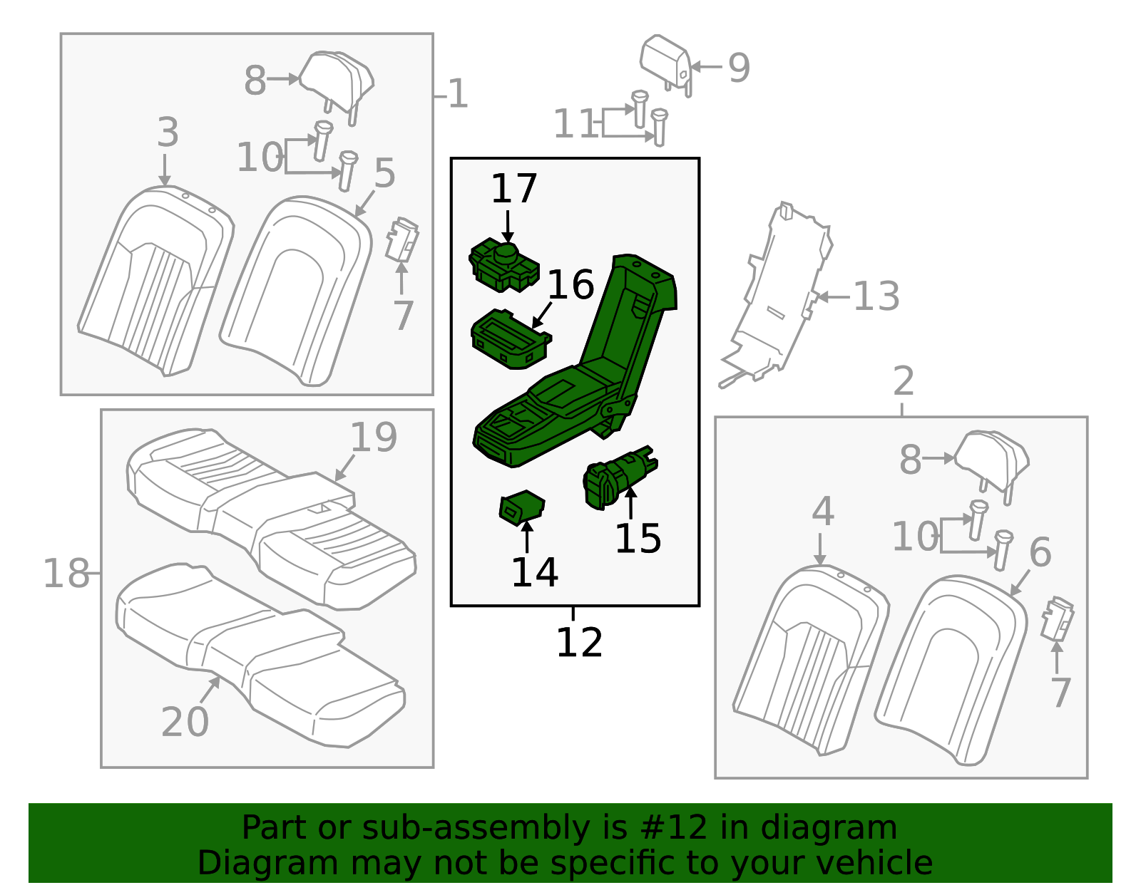 89900-D2MB1-OW4 - 2021-2022 Genesis G90 - Armrest Assembly | Hyundai ...