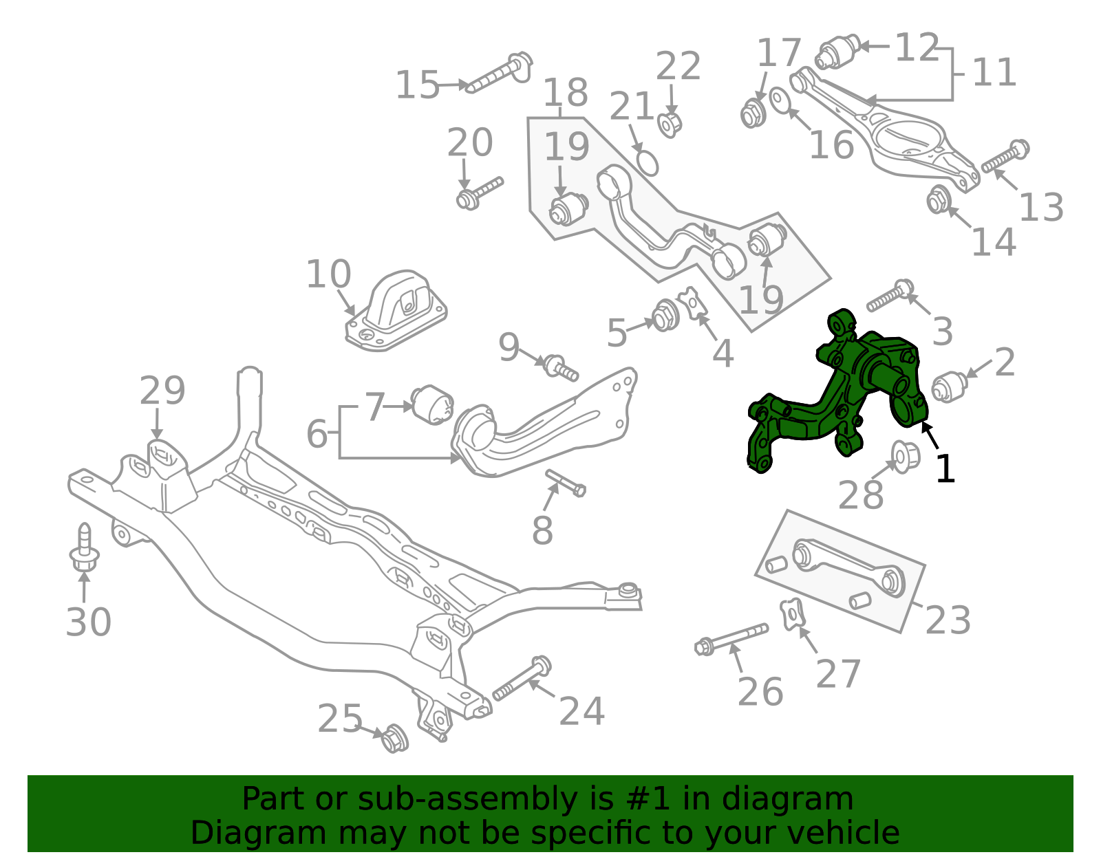 Suspension Knuckle 1K0-505-436-AE | OEM Parts Online