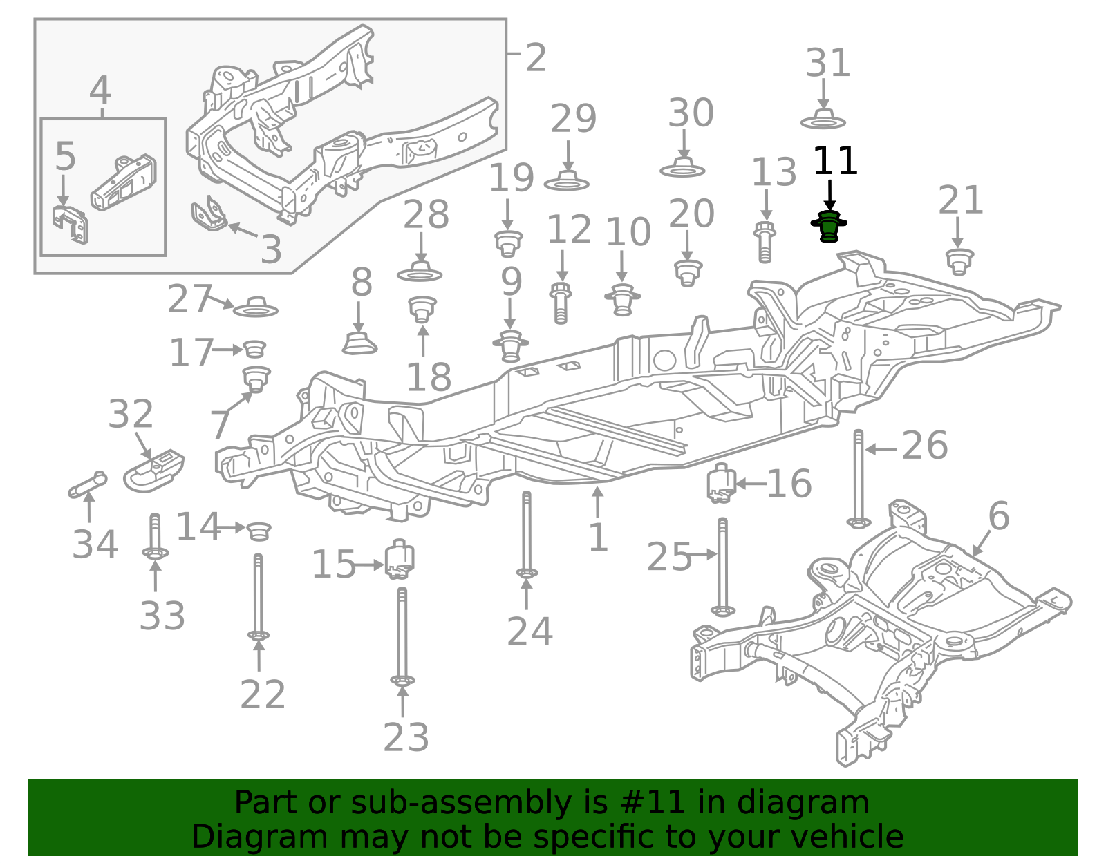 2018-2024 Ford Upper Insulator JL1Z-2500154-C | Awesome Parts Ford