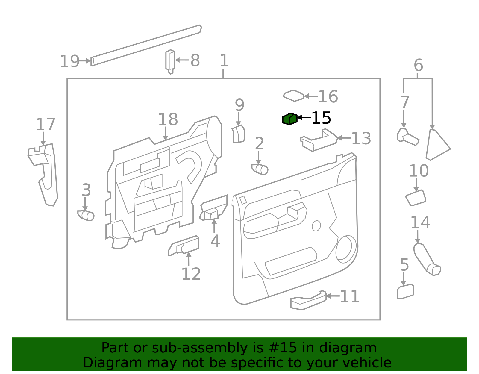 2007-2021 GM OEM NEW 2007-19 GM Chevrolet Silverado Driver Side Power ...