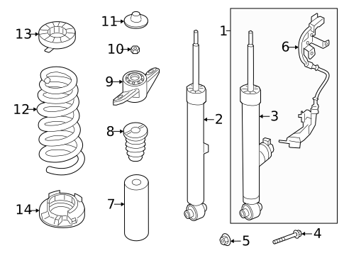 Shocks & Components for 2021 Genesis G70 | Checkered Flag Hyundai Parts
