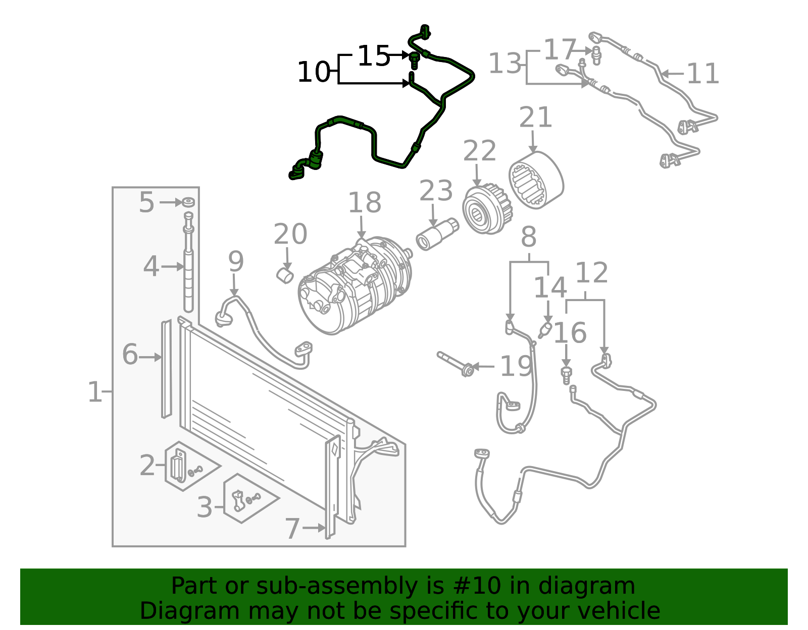 Suction Line 7L6-820-017-D | OEM Parts Online