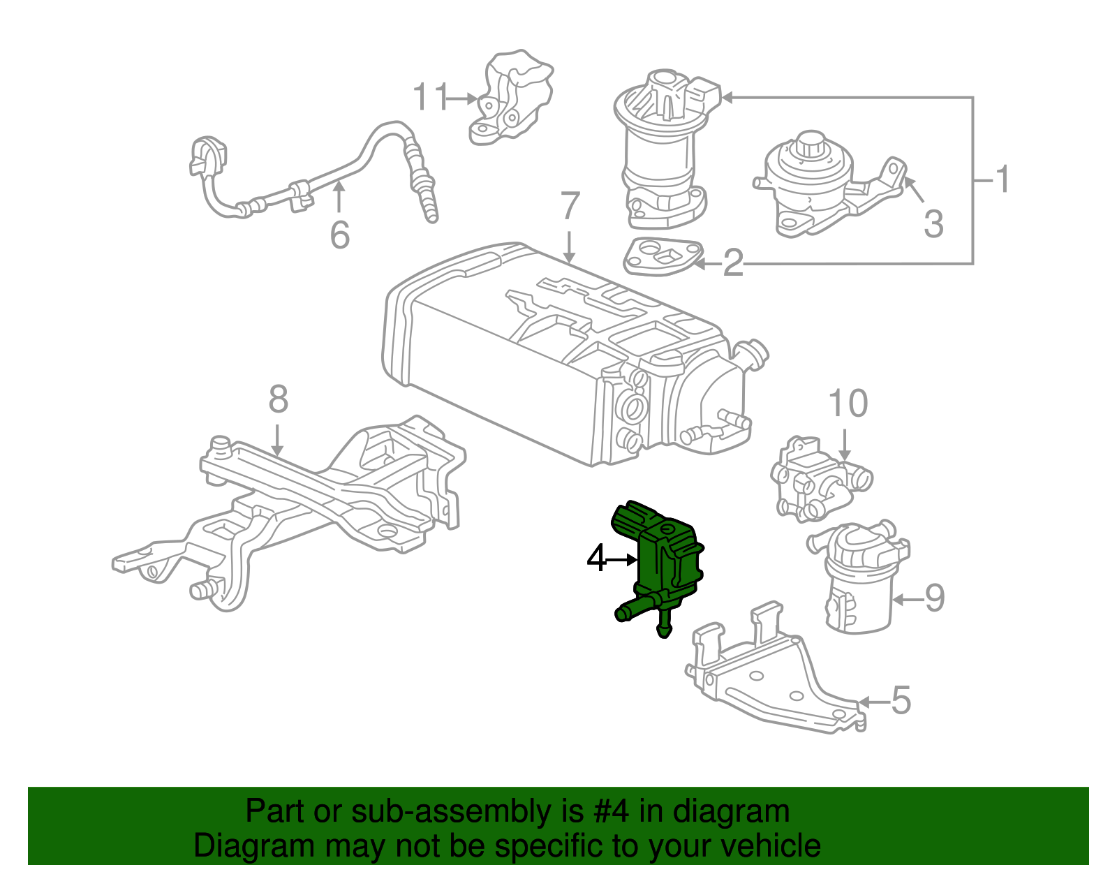36160-P8E-A02 - Valve Assembly 2000-2002 Honda Accord | Honda Parts Online