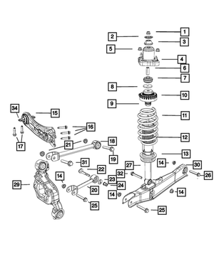 68079539AF - Camber Link Assembly 2011-2020 Mopar | The Official Mopar ...