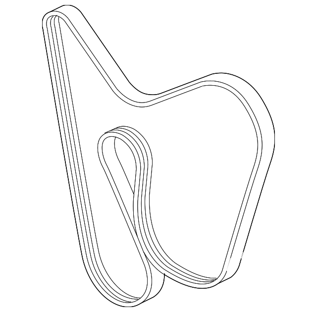 9A2-102-224-00 - Serpentine Belt 2017-2025 Porsche | OEM Euro Parts