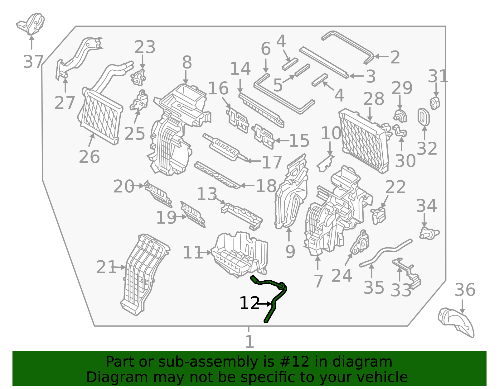 2018-2020 Hyundai Elantra GT Drain Hose 97173-G3000 | MotorMotor