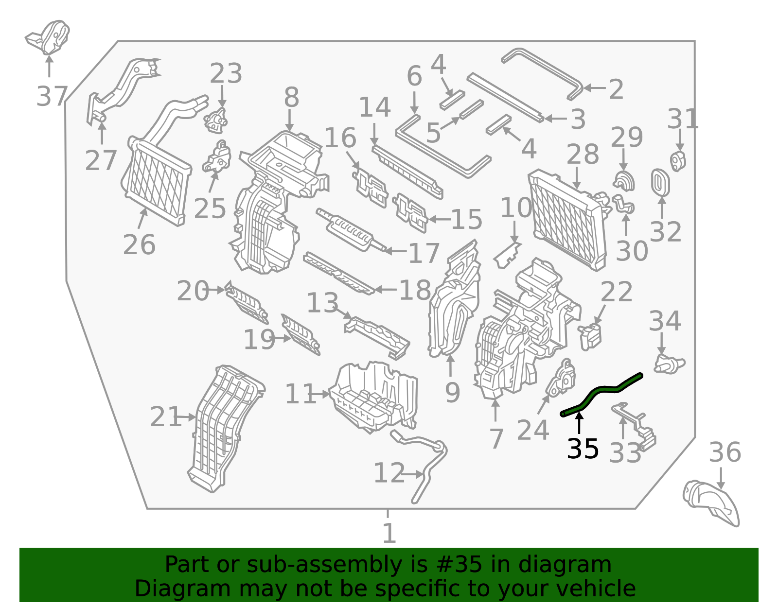 Hyundai - 97237-F2100 - Hose - OEM Hyundai Parts Outlet