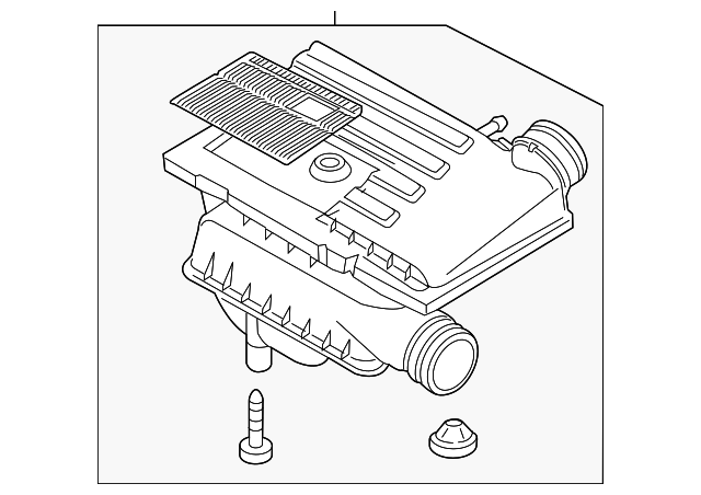 2016-2018 Volkswagen Jetta Air Cleaner Assembly 04E-129-611-H ...