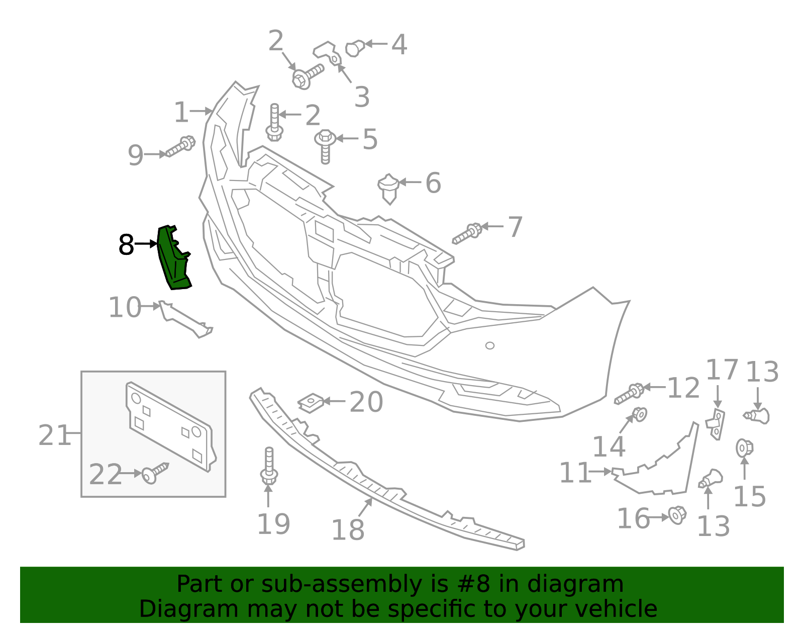 2019-2022 Mazda 3 End Cover - Driver's Side (LH) BCKB-50-C21A ...
