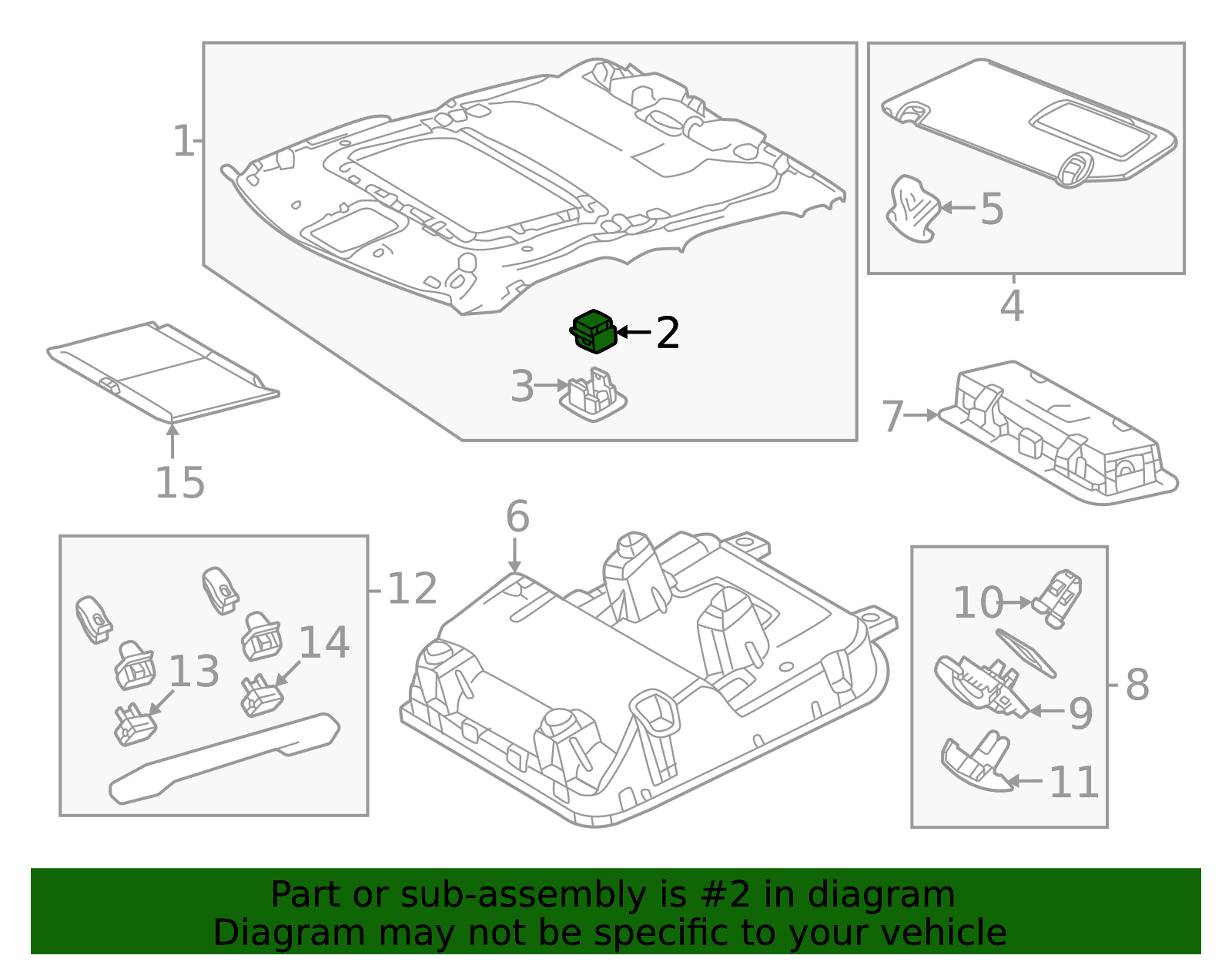 2022-2025 Toyota Navigation Microphone 86730-0C020 | Toyota Parts Center
