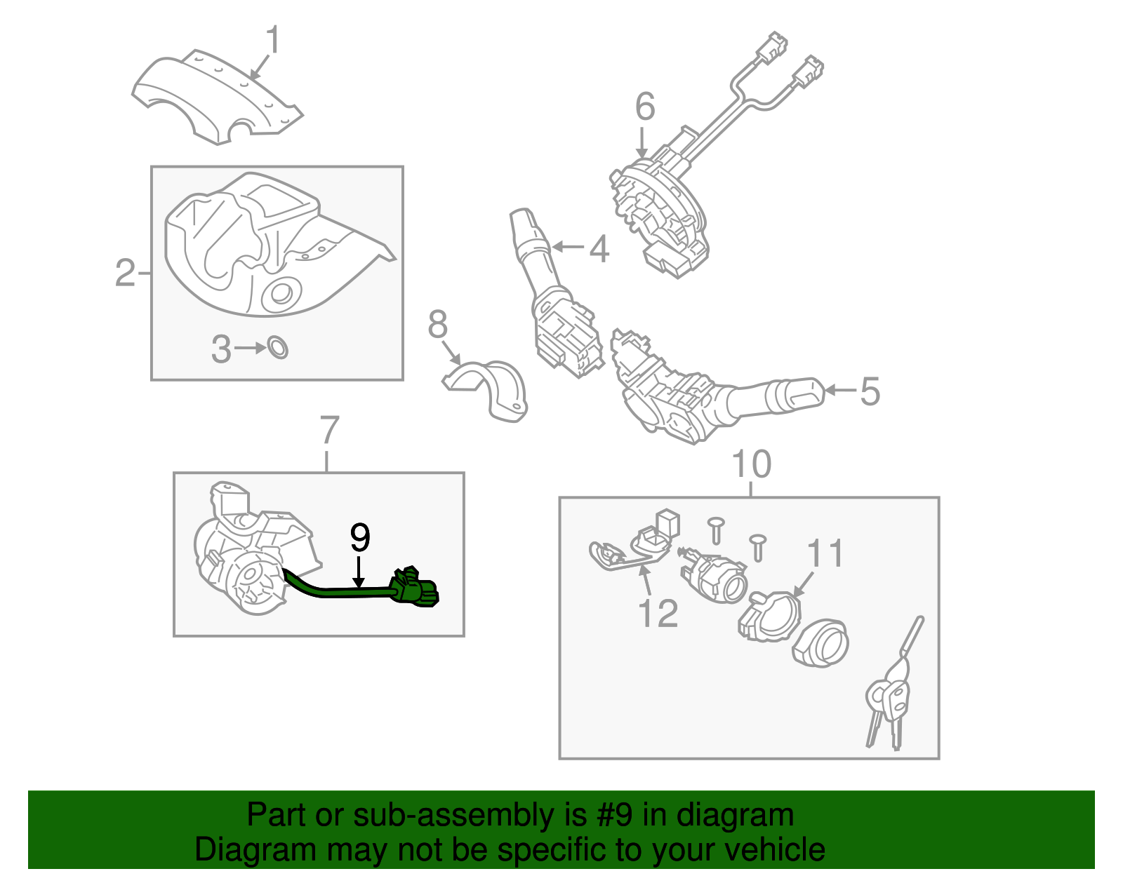 2011-2015 Hyundai Sonata Interlock Solenoid 95840-3R000 | OEM Parts Online