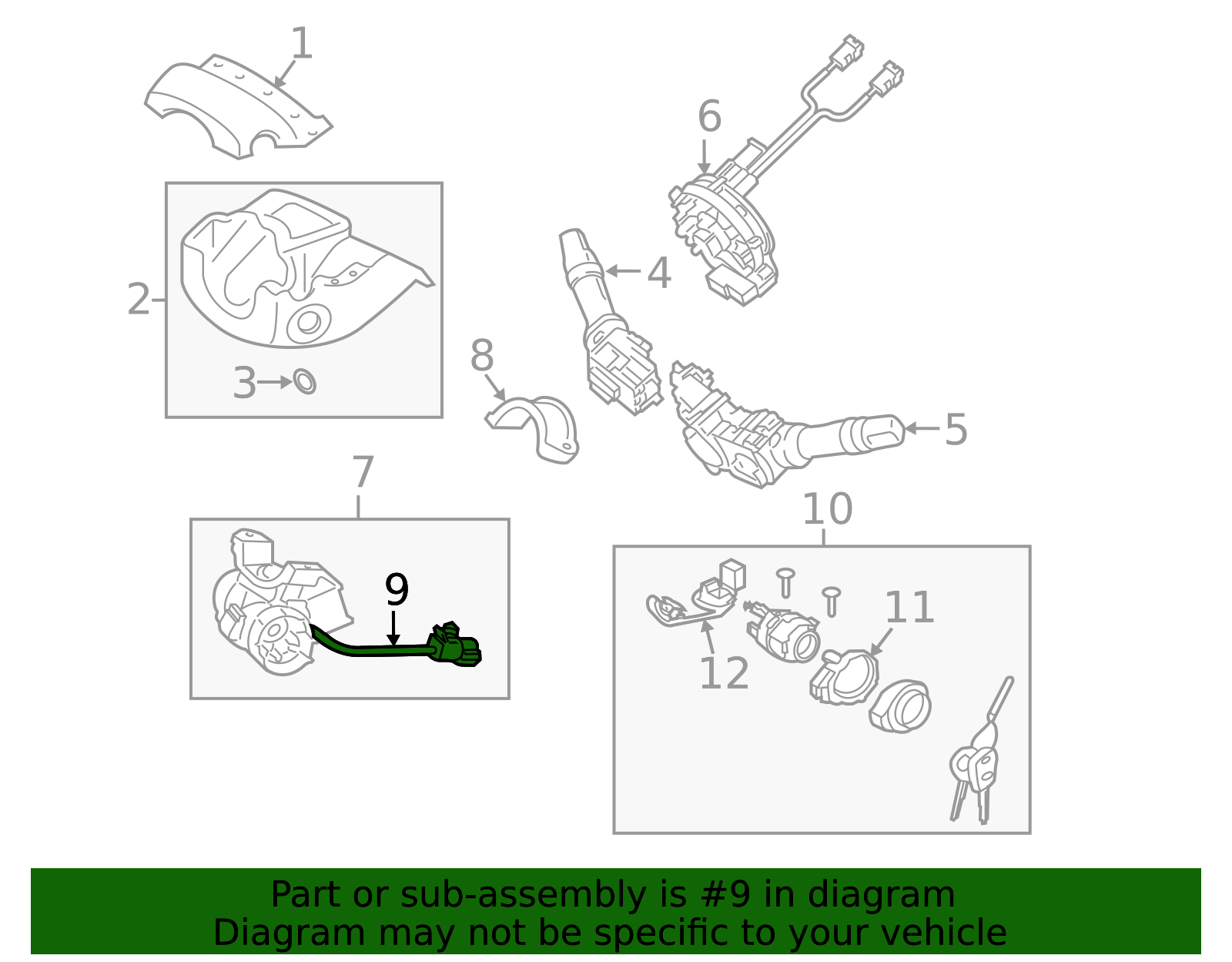 2011-2015 Hyundai Sonata Interlock Solenoid 95840-3R000 | OEM Parts Online