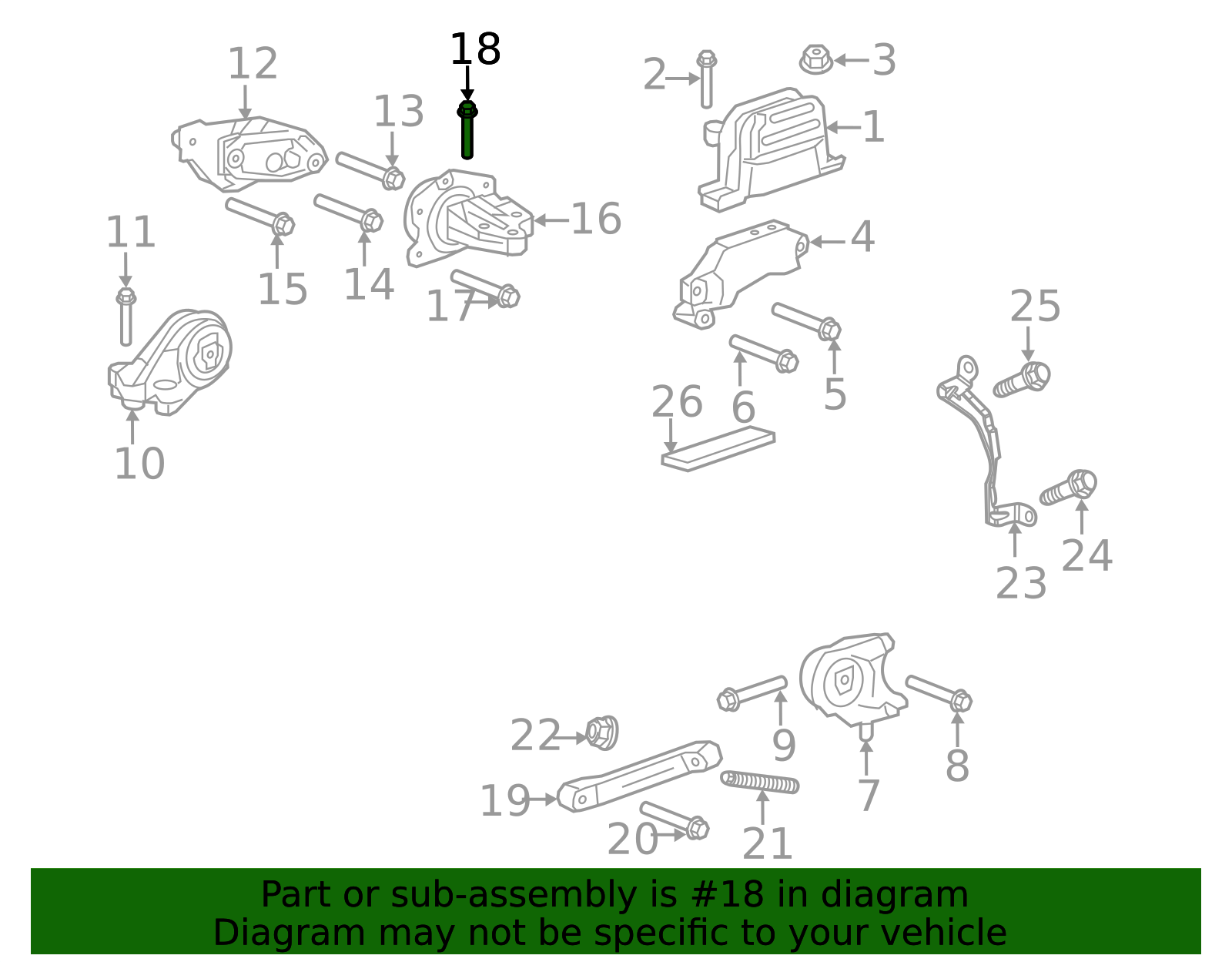2010-2021 GM Multi-Purpose Bolt 11570514 GM | GMPartsDirect.com