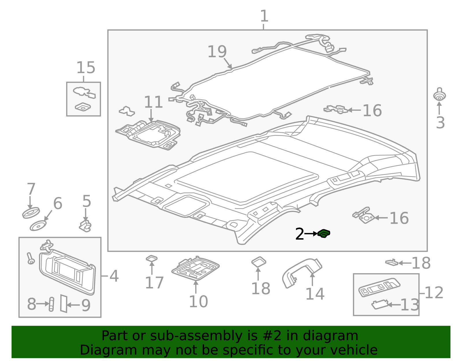 2013-2025 Cadillac Multi-Purpose Clip 22818106 | OEM GM Parts